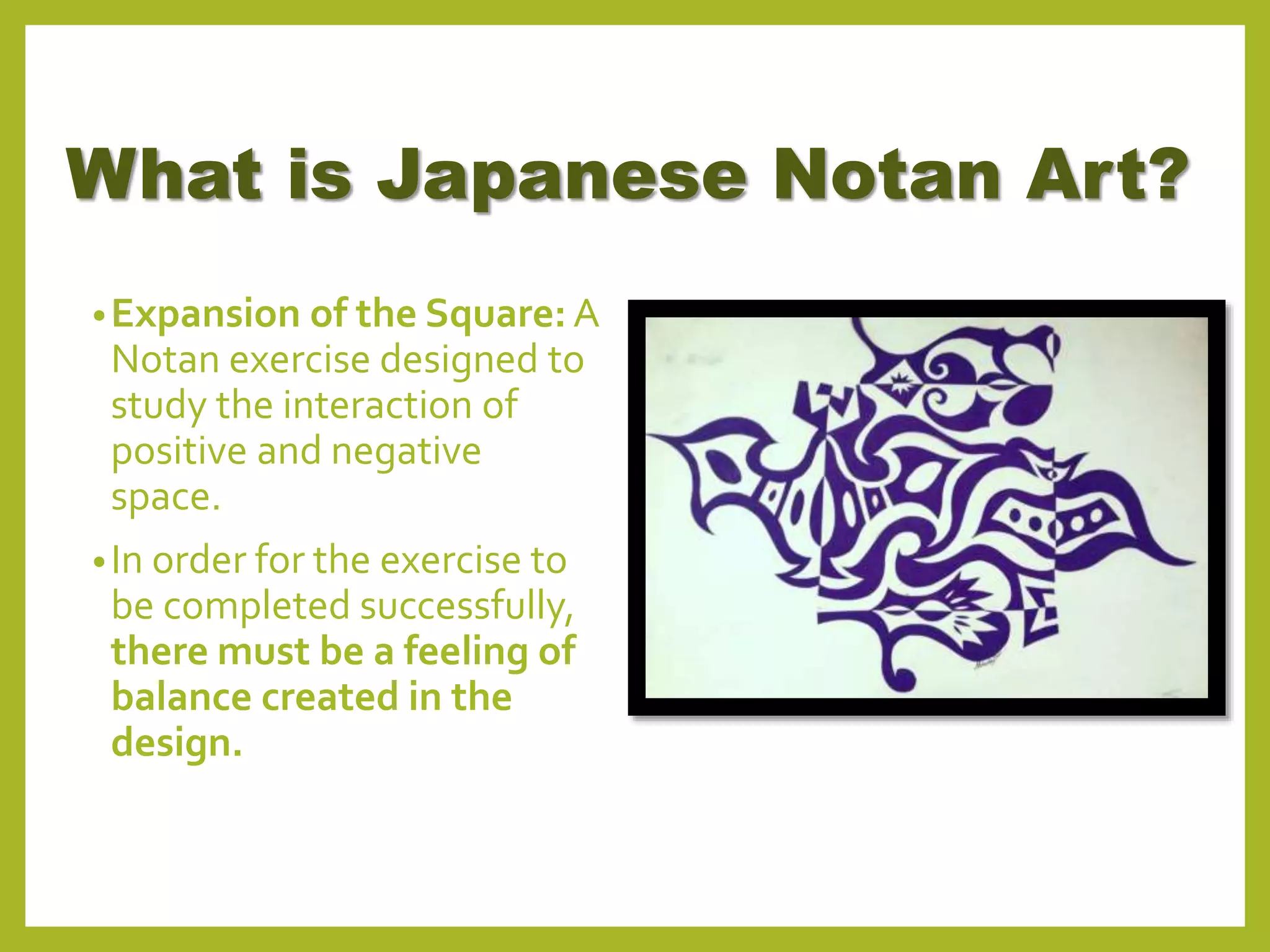 Japanese notans | PPTX