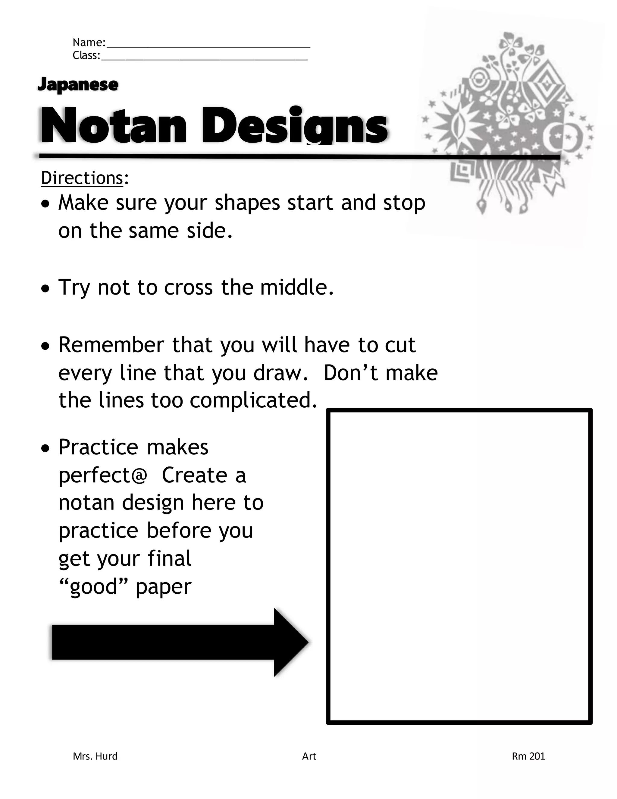 Japanese notans | DOCX