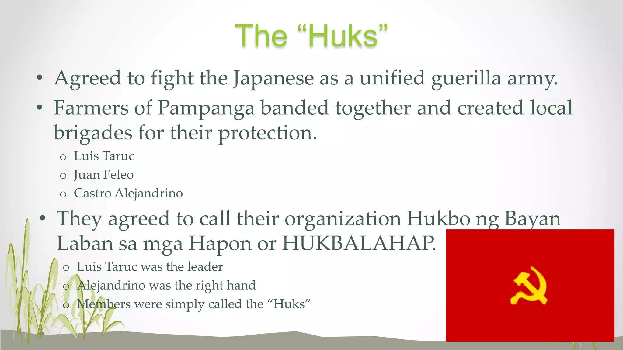 Japanese occupation | PPTX