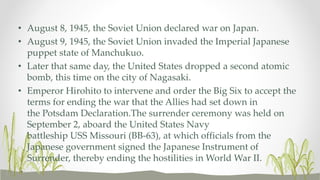 Japanese occupation | PPTX