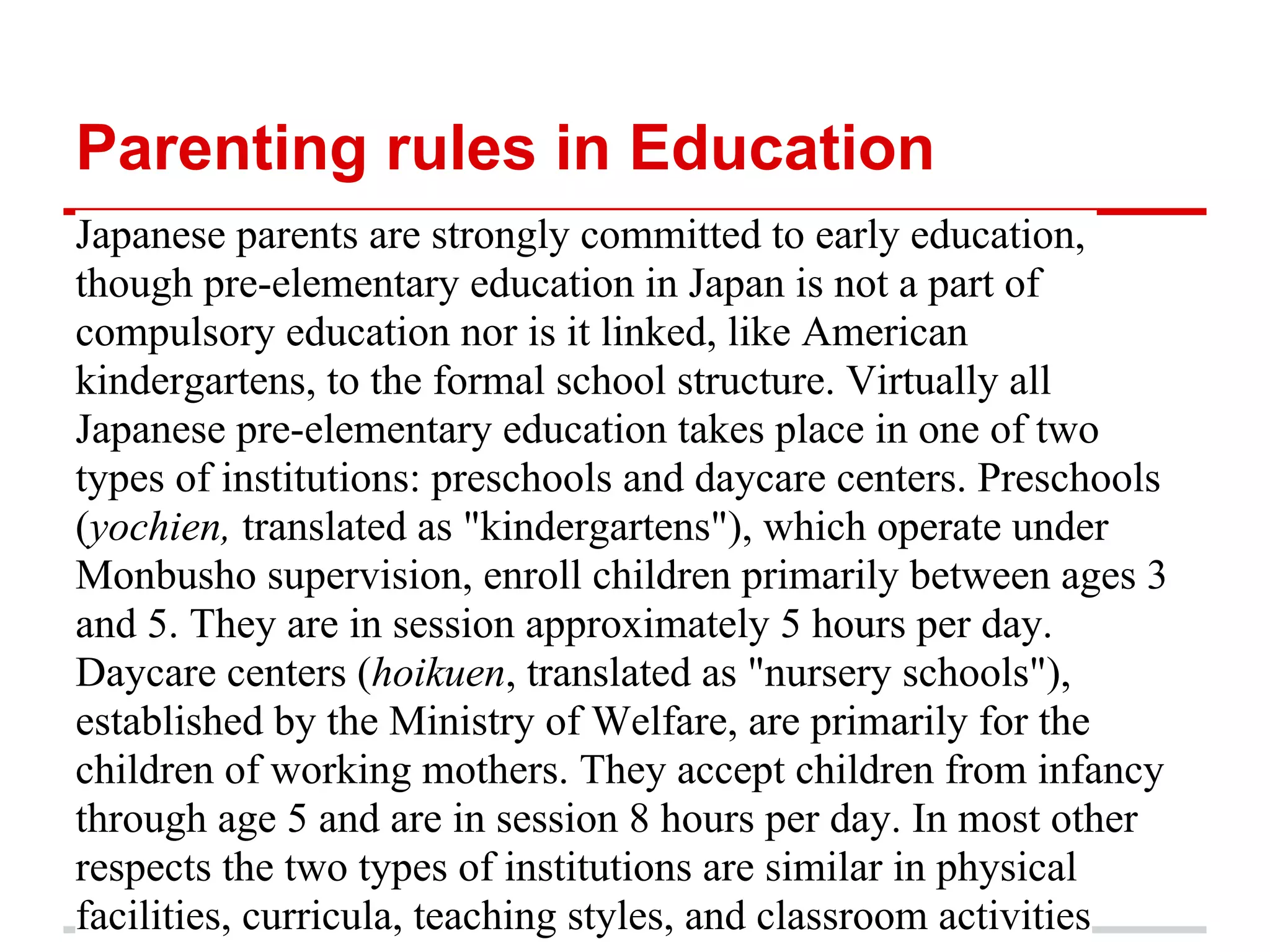 Japanese parenting | PDF