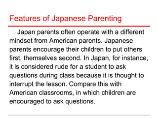 Japanese parenting | PPT