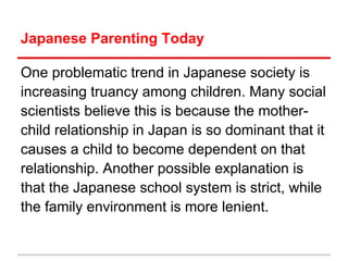 Japanese parenting | PPT