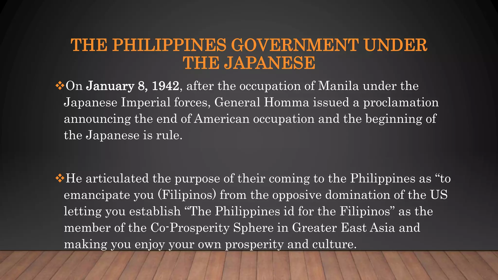 Japanese period in the philippines | PPTX