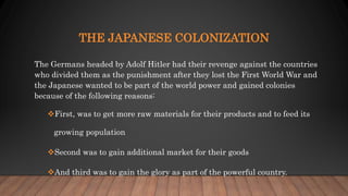 Japanese period in the philippines | PPTX