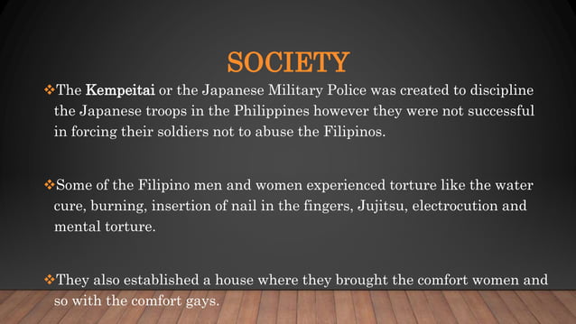 Japanese period in the philippines | PPTX | Death, Injury, or Military ...