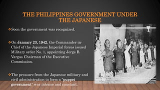 Japanese period in the philippines | PPTX | Death, Injury, or Military ...