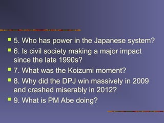 Japanese Political and Public Policy History.ppt