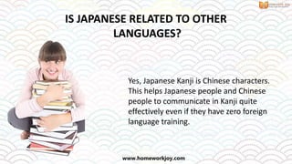 WHY IS JAPANESE LANGUAGE SO IN DEMAND? | PPT