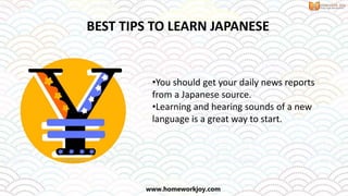 WHY IS JAPANESE LANGUAGE SO IN DEMAND? | PPT