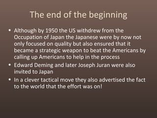 Japanese Quality | PPT