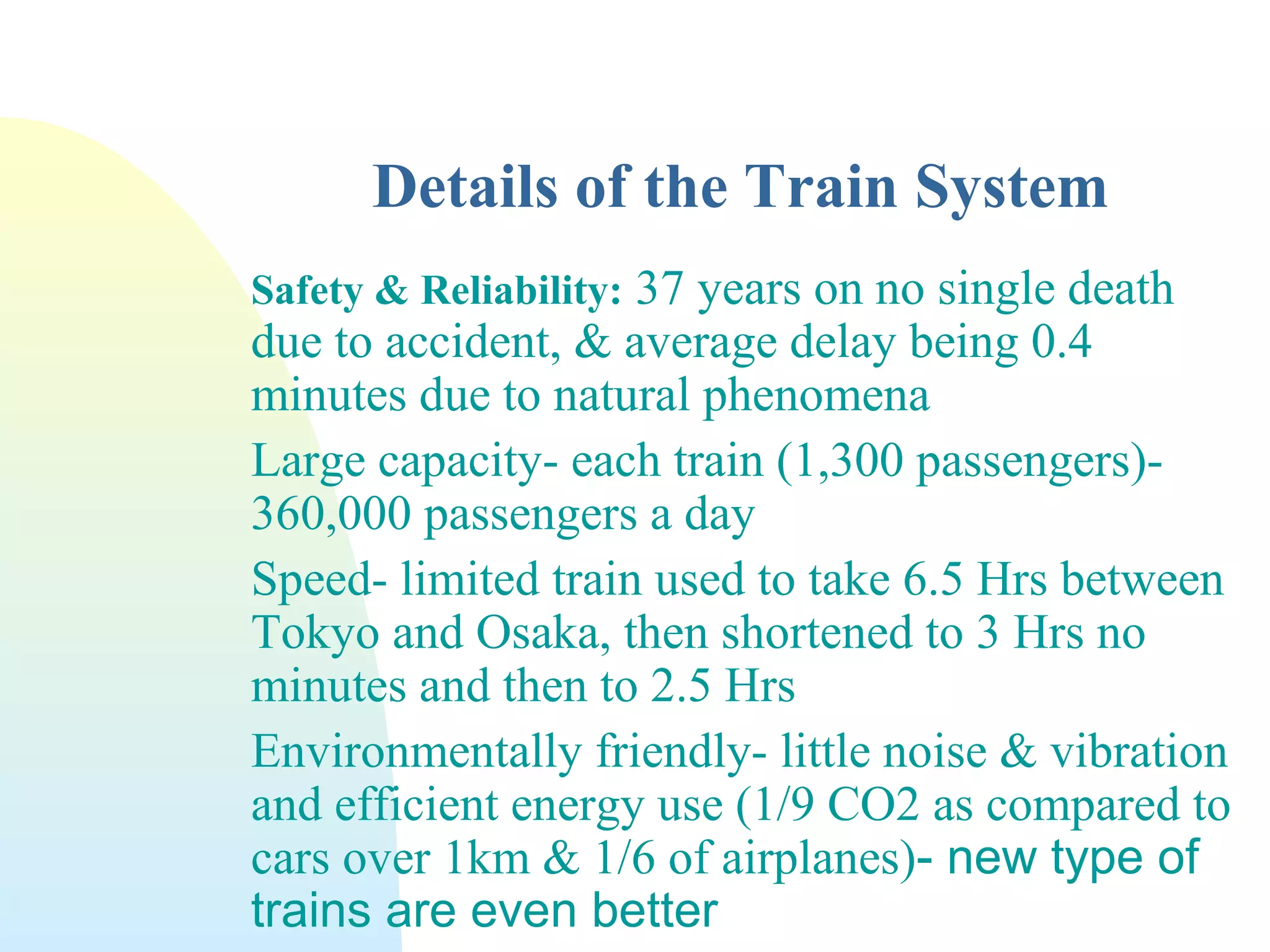 Japanese railway technology | PPT