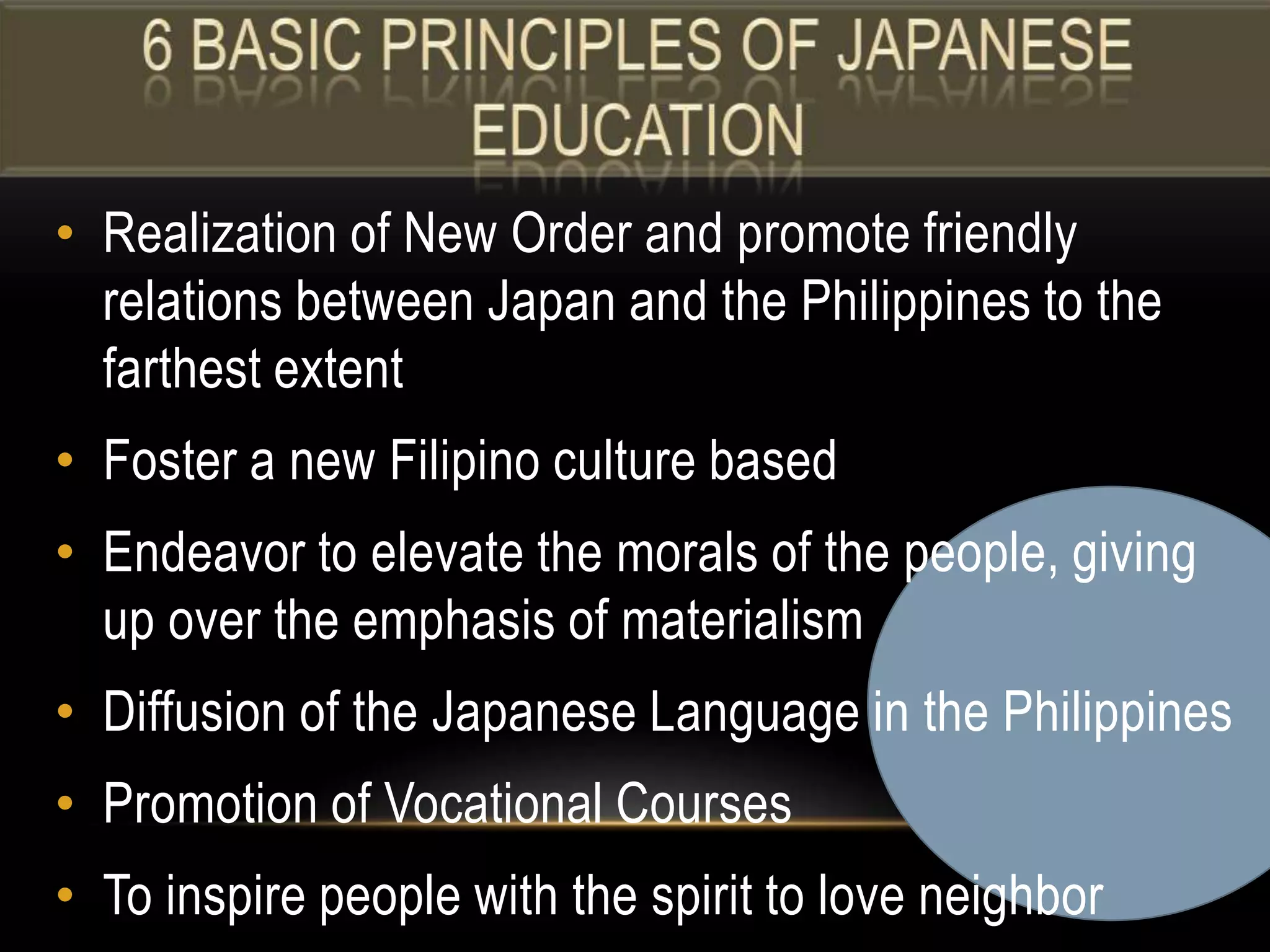 Japanese regime Education in the Philippines | PPTX