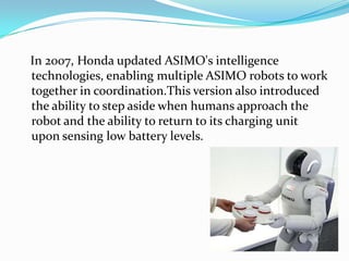 Japanese robot honda asimo | PPT