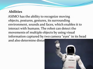 Japanese robot honda asimo | PPTX