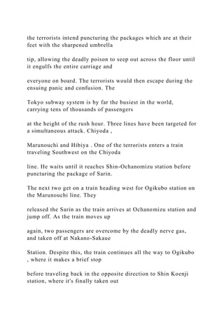 Japanese Sarin Cult directed by Wright, Nicolas, in Internatio.docx