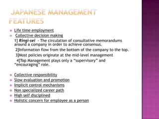 Japanese style of management | PPTX