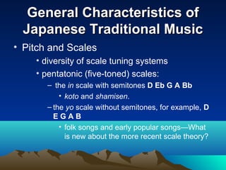 Japanese traditional music | PPT