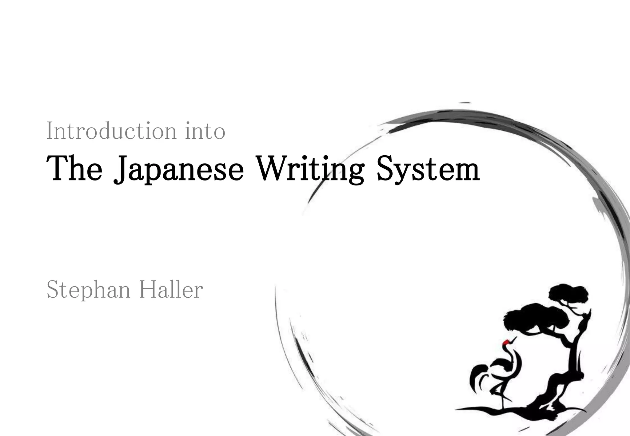 Japanese Writing System | PPTX