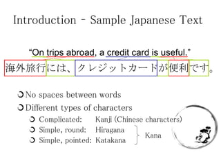 Japanese Writing System | PPTX