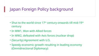 JAPAN Foreign Policy ppt slides by Dr. Laxmi.pptx