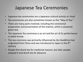 Japanese Zen Gardens and Tea Ceremony | PPTX