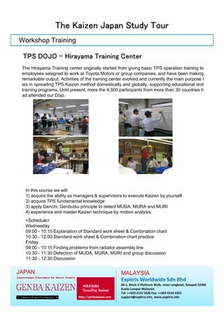 Japan KAIZEN STUDY MISSION MARCH 2019 | PDF