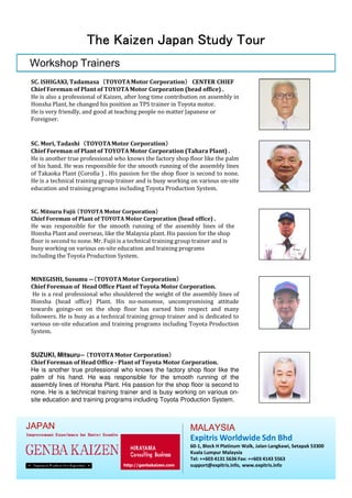 Japan KAIZEN STUDY MISSION MARCH 2019 | PDF