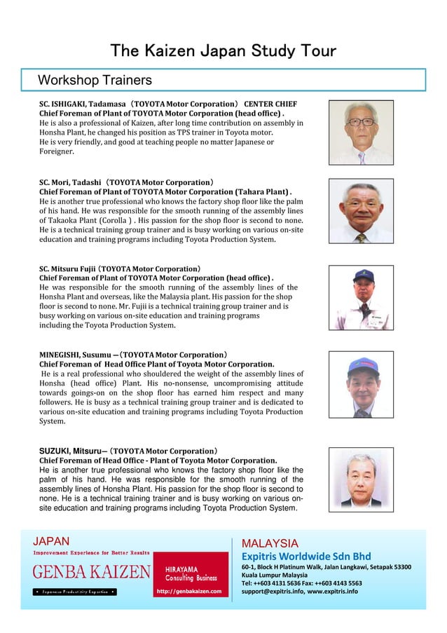 Japan KAIZEN STUDY MISSION MARCH 2019 | PDF