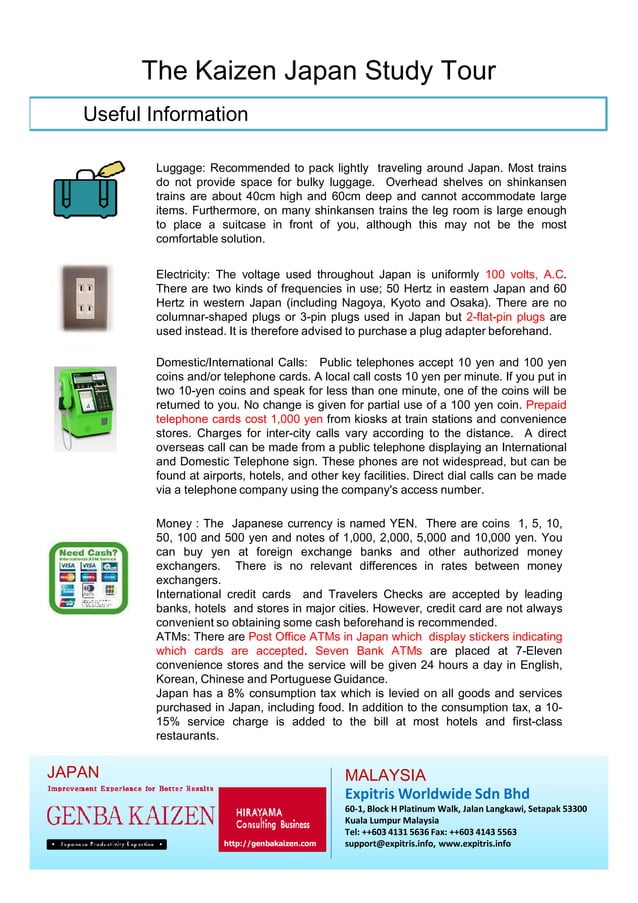 Japan KAIZEN STUDY MISSION MARCH 2019 | PDF