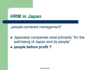 Japan management styles and comparision to world | PPTX