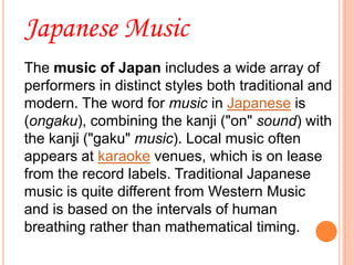 Japan music | PPTX