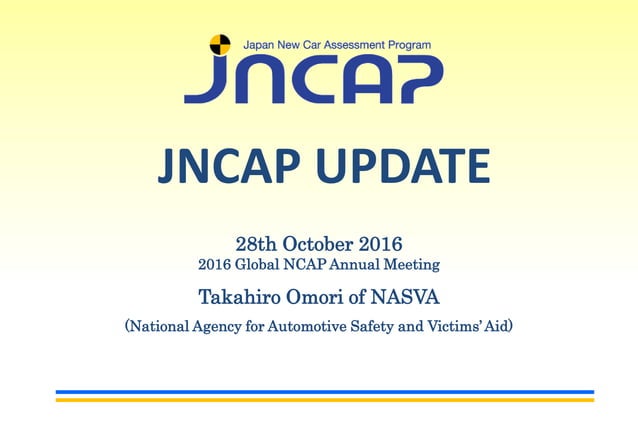 Japan NCAP Update | PPTX