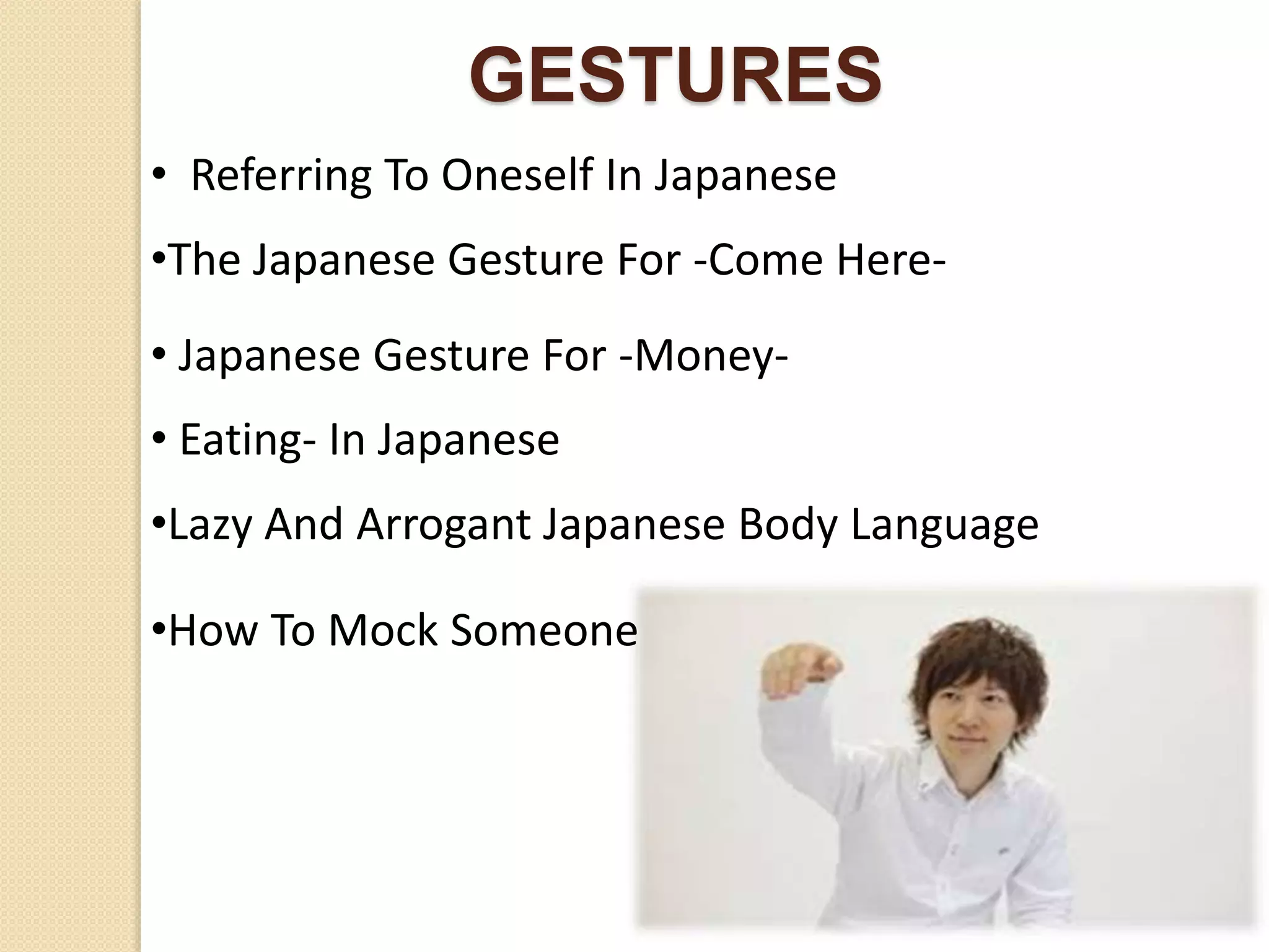 About Japan people Communication, Work,Festivals and Punctuality | PPTX