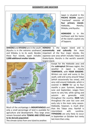 Japan presentation | PDF