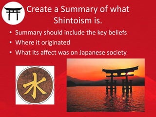 Shintoism indigenous religion of Japan | PPTX | Religion & Spirituality