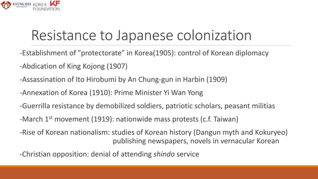 Japan's colonization of korea | PPT