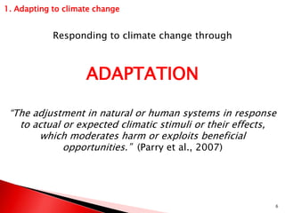 Japan’s efforts on mainstreaming climate change adaptation into ...