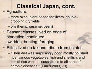 Early Japanese Food History | PPTX