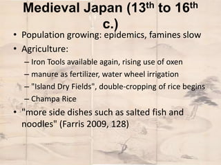 Early Japanese Food History | PPTX