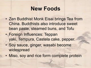 Early Japanese Food History | PPTX