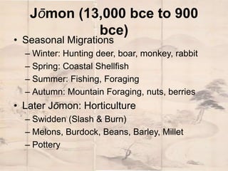 Early Japanese Food History | PPTX