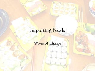 Modern Japanese Food History | PPT