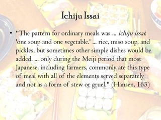 Modern Japanese Food History | PPT