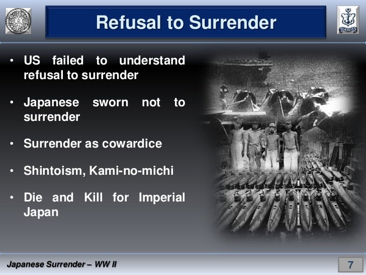 Japan's surrender - WW 2