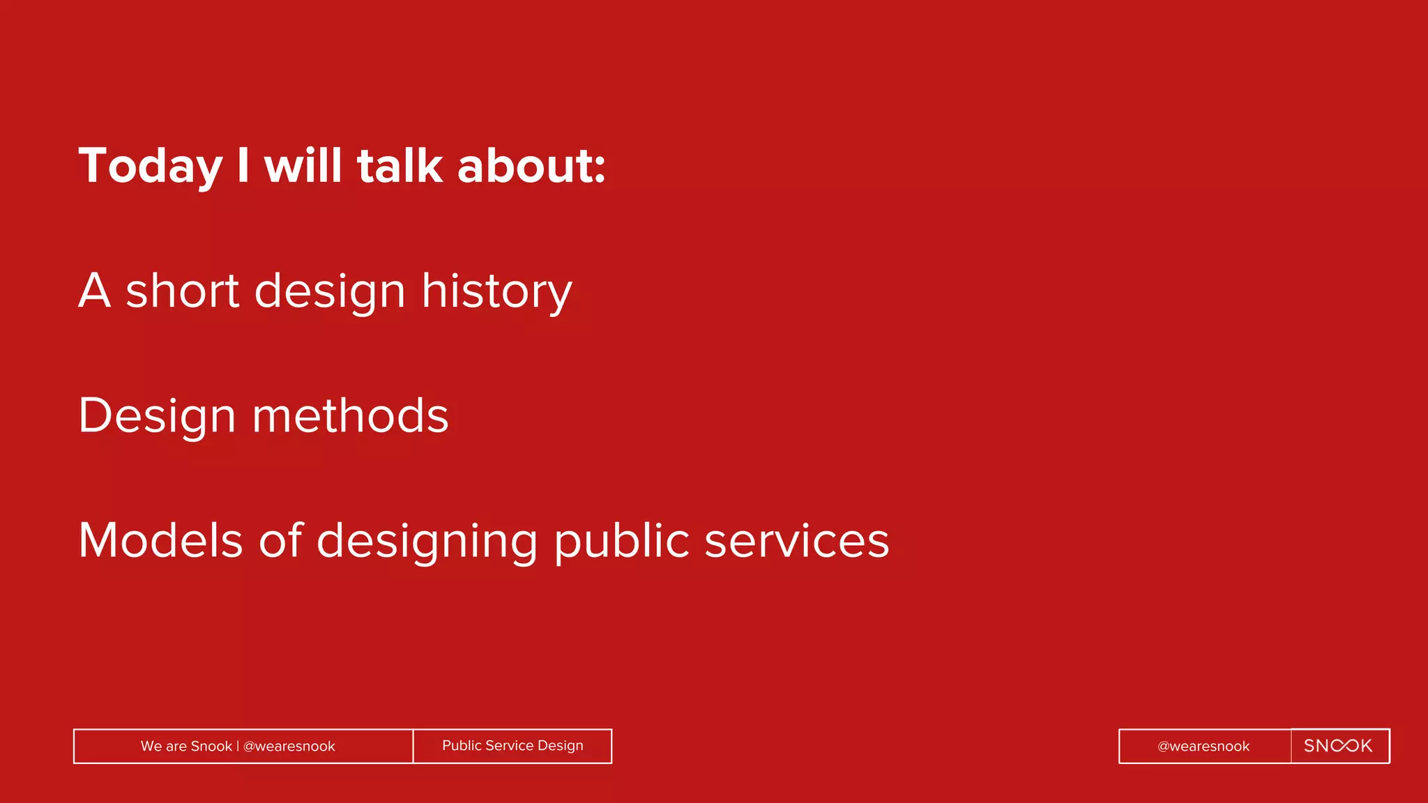 Public Services by Design - Snook | PPTX