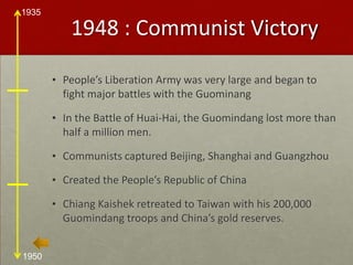 Japan-China War and The Civil War Timeline | PPTX