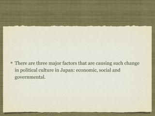 Japanese Political Socialization | PPT