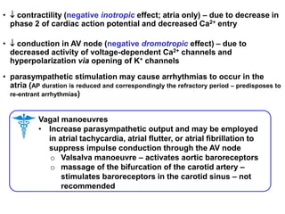 Drugs modifying cardiac rate and force 2018 | PPTX