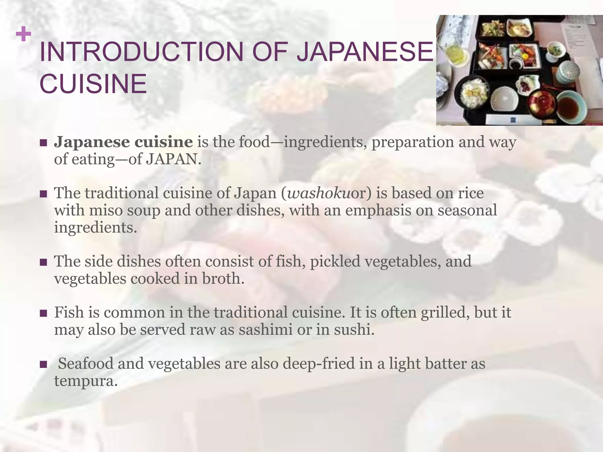 Japenese Cuisine | PPTX